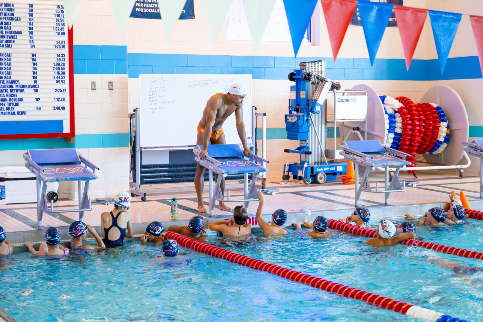 Olympian Jordan Crooks Instructs & Inspires Competitive Swim Team ...